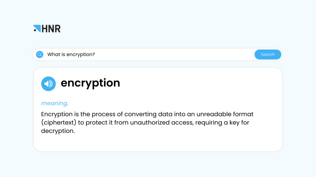 Encryption - HNR Tech